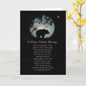 Native American Inspired Winter Solstice Blessings Card | Zazzle