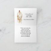 Native American Memorial Photo Thank You | Zazzle