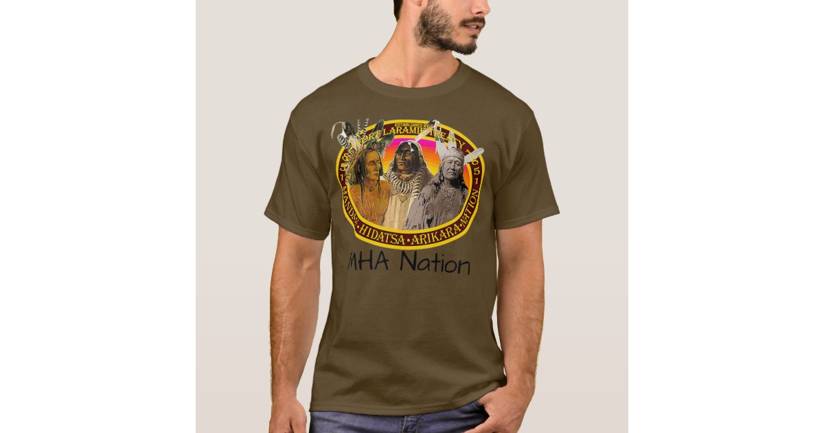 Native American MHA Nation by Drops of Hope T-Shirt | Zazzle