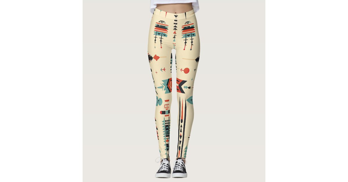 Native American Pattern Leggings | Zazzle