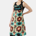 Native American patterned sunburst Apron | Zazzle