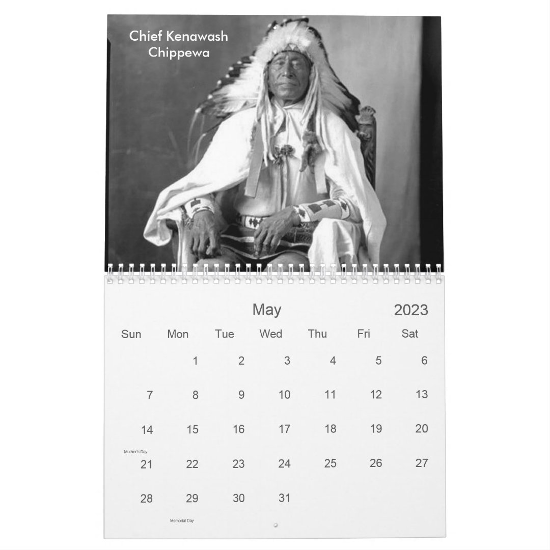 Native American Photos, American Indians Calendar | Zazzle