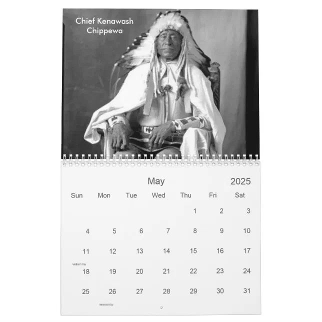 Native American Photos, American Indians Calendar | Zazzle