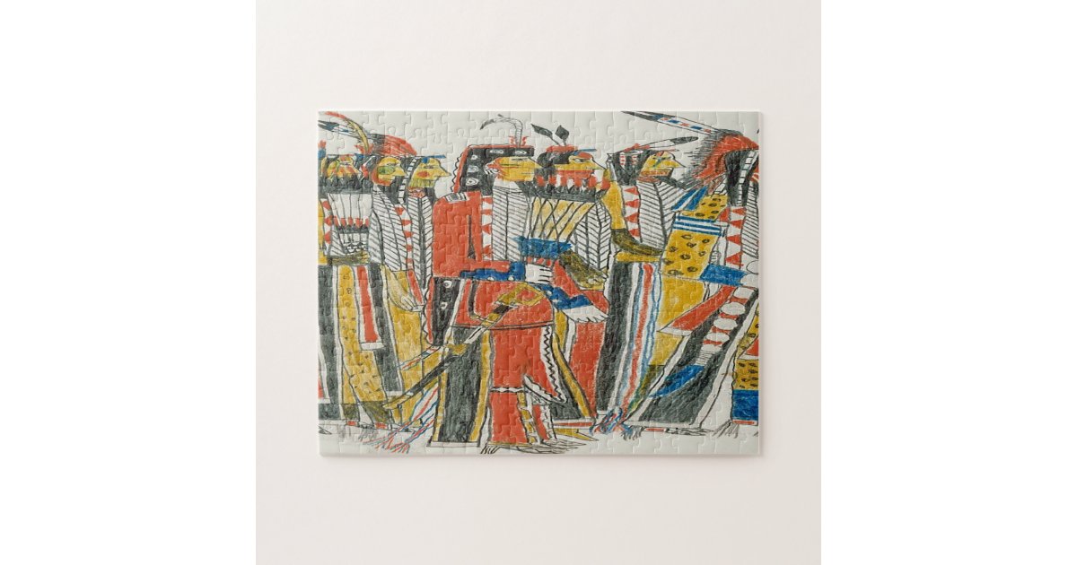 Native American Pow Wow Jigsaw Puzzle | Zazzle