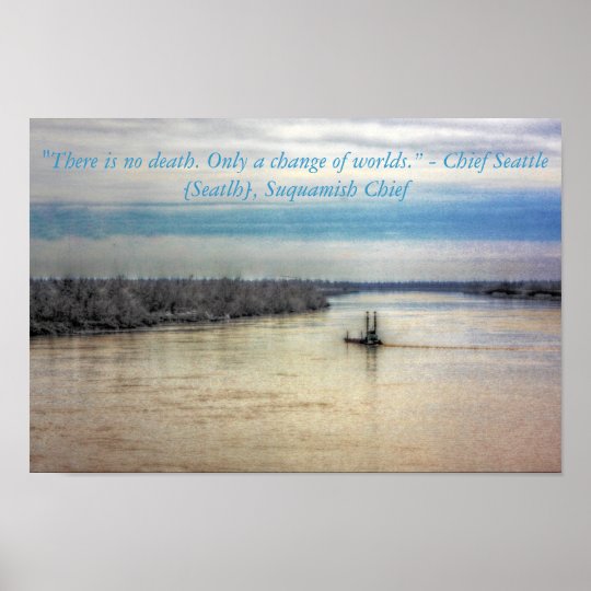 Native American Quote Chief Seattle Poster | Zazzle.com