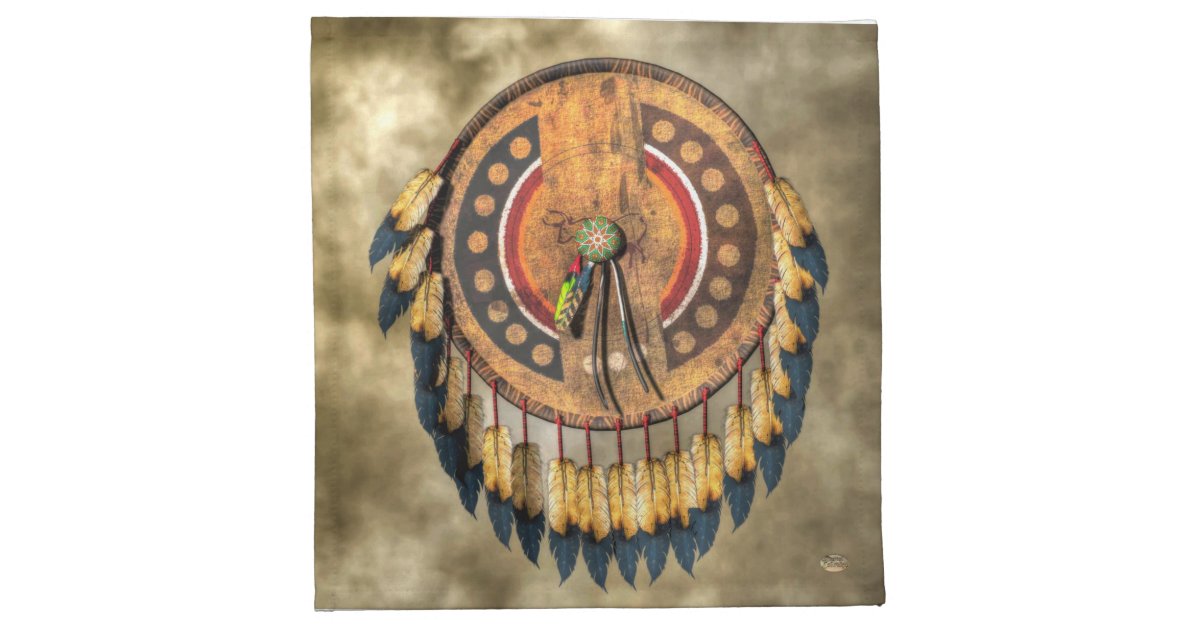 Native American Shield Cloth Napkin | Zazzle