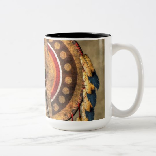 Native American Shield Two-Tone Coffee Mug | Zazzle.com
