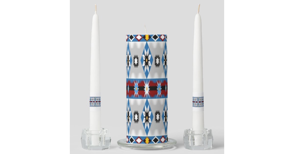 Native American Sioux Unity Candle Set | Zazzle