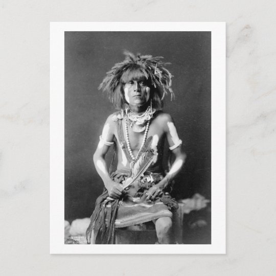 Native American Snake Priest, 1900 Postcard | Zazzle.com