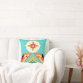 Native American Southwestern Tribal Inspired Art Throw Pillow | Zazzle