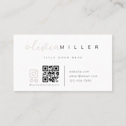 Native American Symbol Indigenous QR Code Business Card | Zazzle