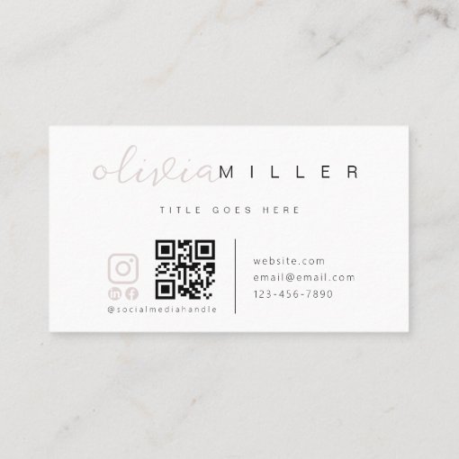 Native American Symbol Indigenous QR Code Business Card | Zazzle
