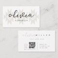 Native American Symbol Indigenous QR Code Business Card | Zazzle
