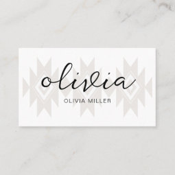 Native American Symbol Indigenous QR Code Business Card | Zazzle