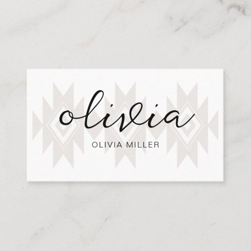 Native American Symbol Indigenous QR Code Business Card | Zazzle