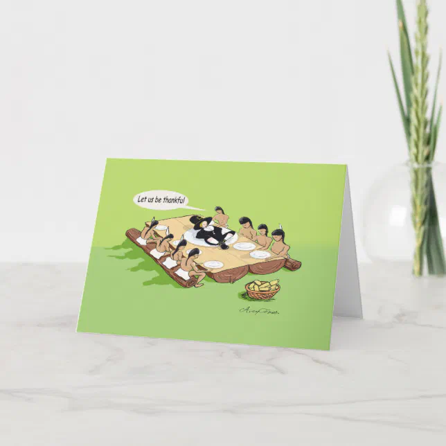 Native American Thanksgiving Greeting Card | Zazzle