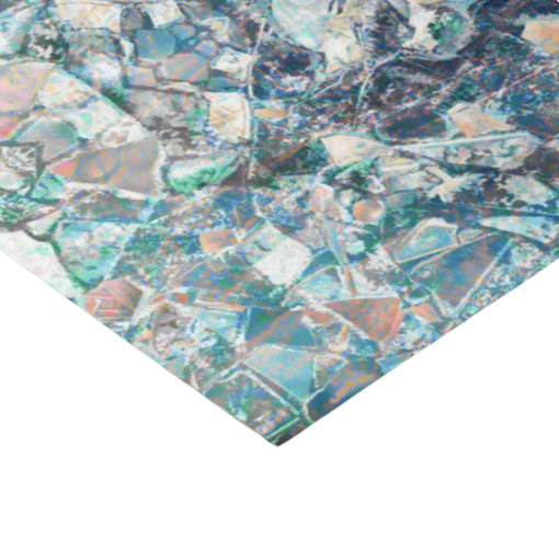 Native American Tribal Classic Blue Tan Design Tissue Paper | Zazzle