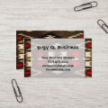 Native American Tribal Design Print Business Card | Zazzle