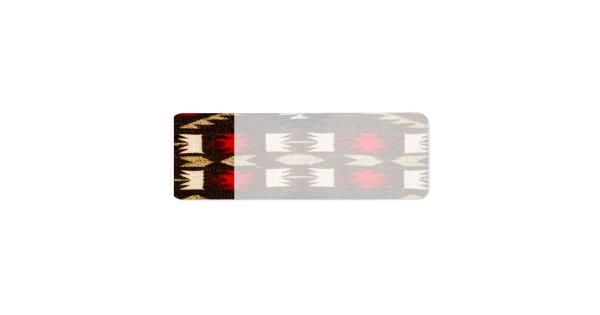 Native American Tribal Design Print Label | Zazzle