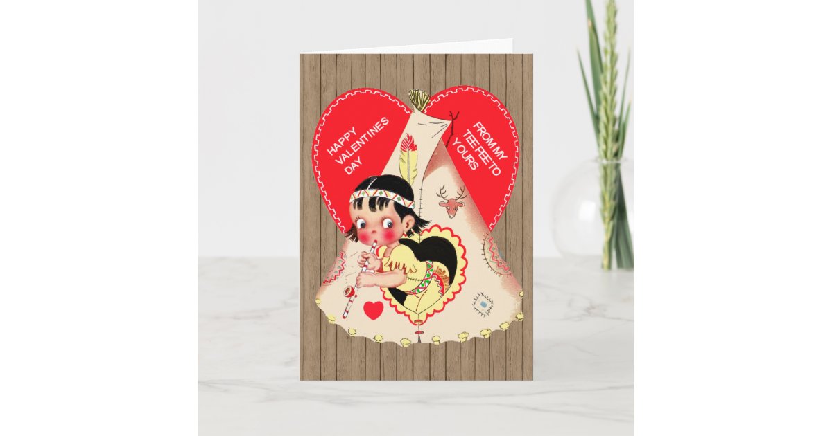 Native American Valentine's Day Card | Zazzle
