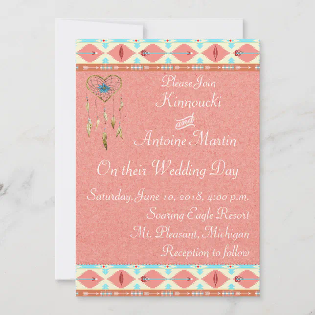 Native American Wedding Invitation | Zazzle