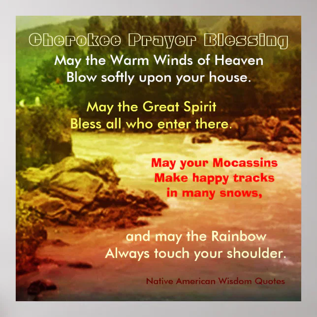 Native American Wisdom Quotes Poster | Zazzle