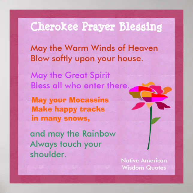 Native American Wisdom Quotes Poster | Zazzle