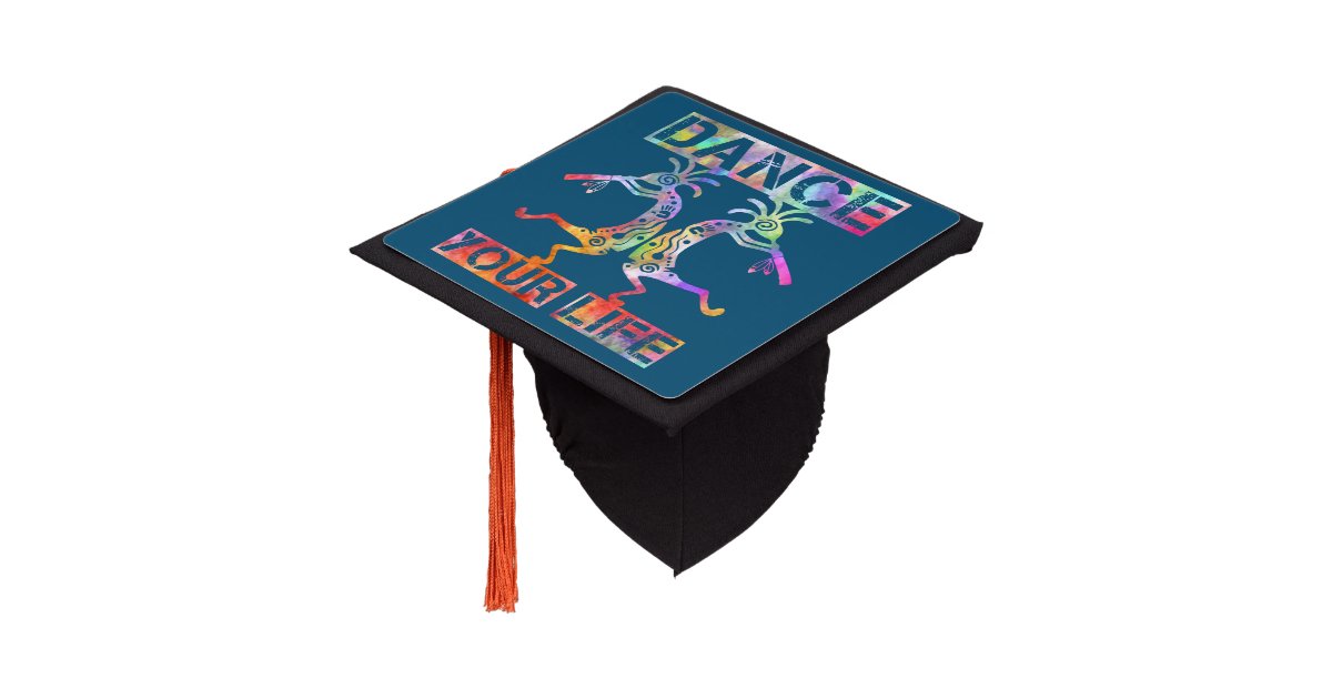 Native Americans Kokopelli - Dance Your Life 3 Graduation Cap Topper ...