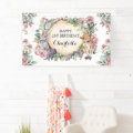 Native Australian Animals Floral Happy Birthday Banner | Zazzle