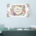 Native Australian Animals Floral Happy Birthday Banner | Zazzle