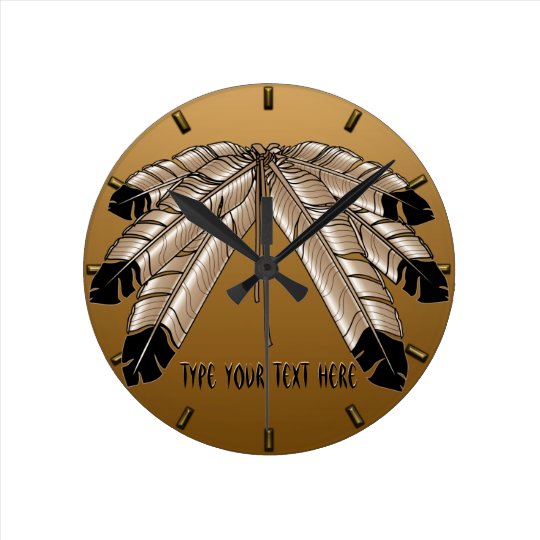 Native Clock Custom First Nation Tribe Wall Clock | Zazzle.com