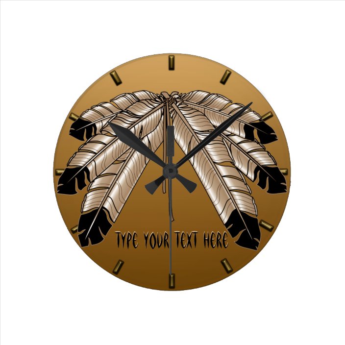 Native Clock Custom First Nation Tribe Wall Clock | Zazzle.com
