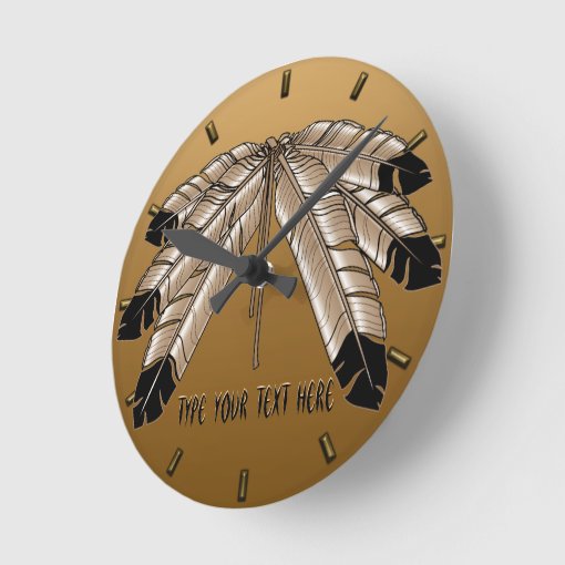 Native Clock Custom First Nation Tribe Wall Clock | Zazzle
