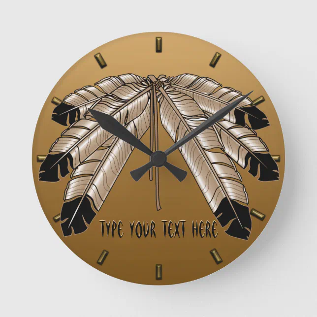 Native Clock Custom First Nation Tribe Wall Clock | Zazzle