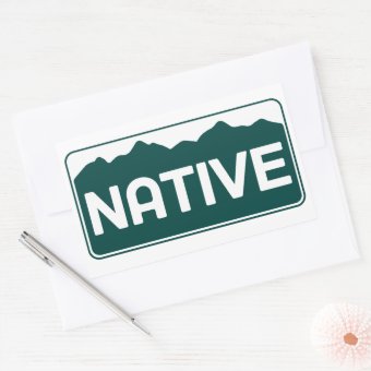 Native Colorado Sticker | Zazzle