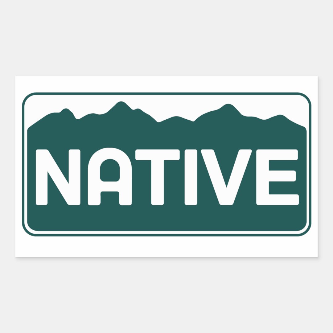 Native Colorado Sticker | Zazzle
