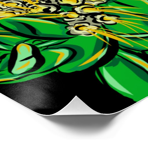 Native hawaiian bird art poster | Zazzle