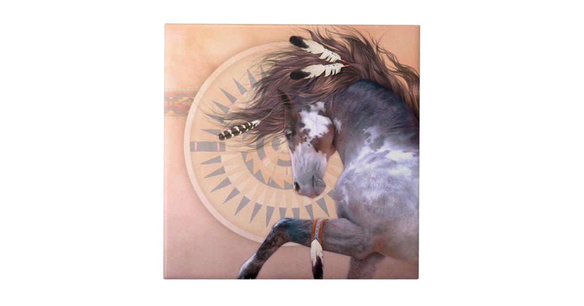 Native Spirit I Art Tile | Zazzle