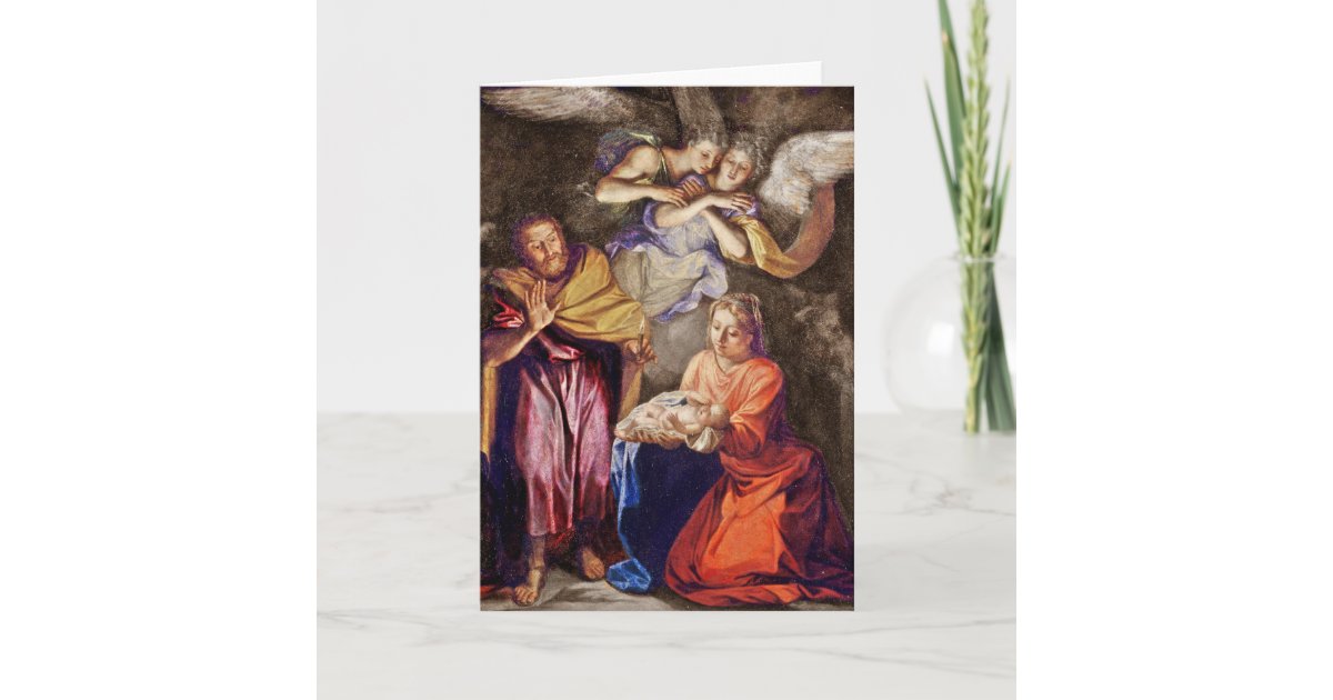 Nativity by Noel Coypel Holiday Card | Zazzle