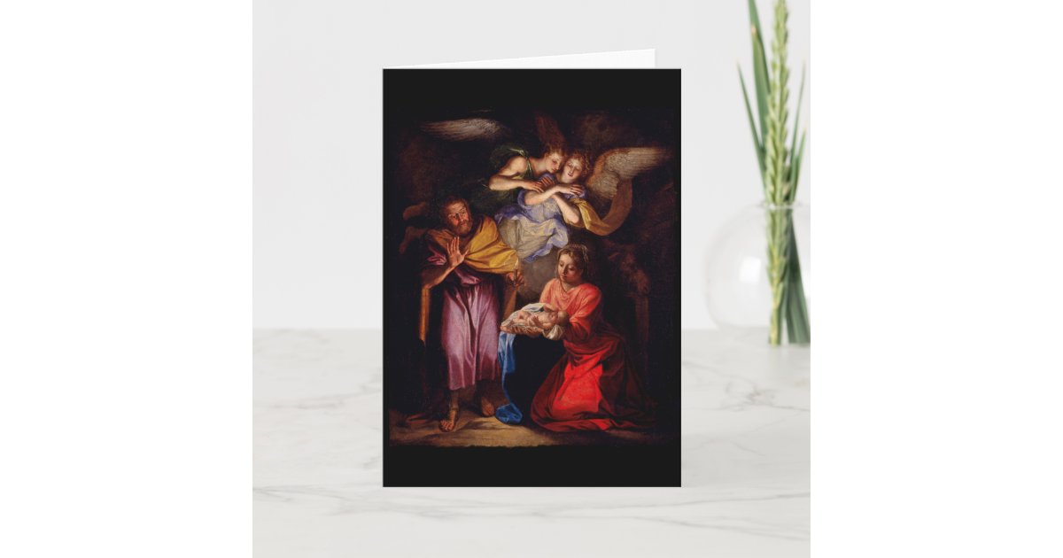 Nativity by Noel Coypel Holiday Card | Zazzle