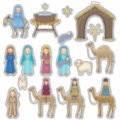 Nativity Christmas Stickers | Zazzle