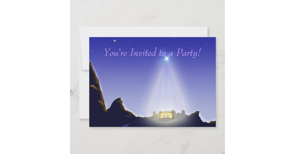 Nativity Invitation | Zazzle