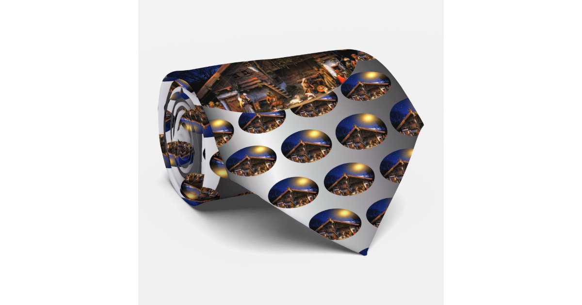 Nativity of Jesus Christ Neck Tie | Zazzle