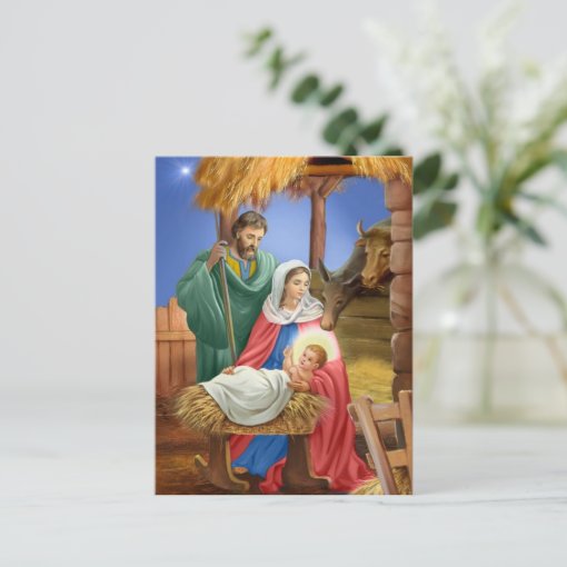 Nativity of Jesus Postcard | Zazzle