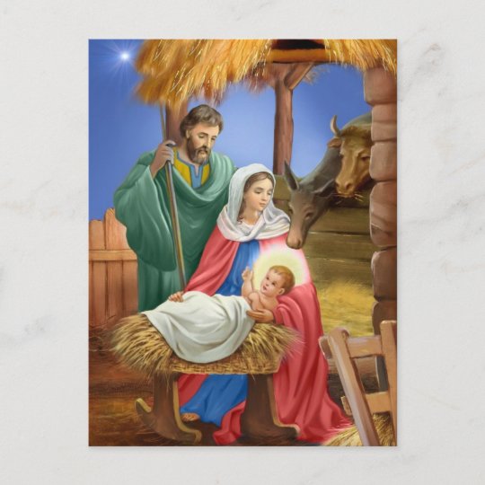 Nativity of Jesus Postcard | Zazzle.com