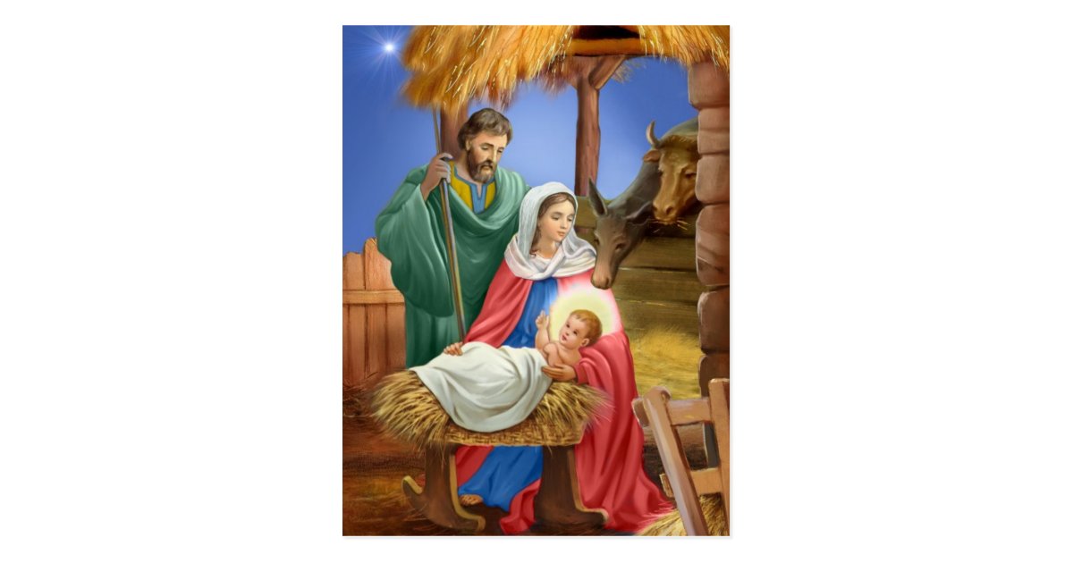 Nativity of Jesus Postcard | Zazzle.com