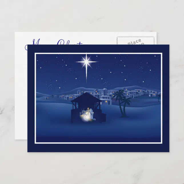 Nativity Postcard | Zazzle