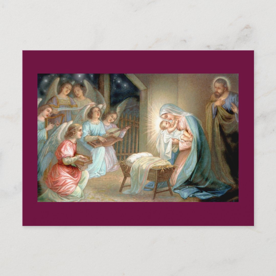 Nativity Postcard | Zazzle