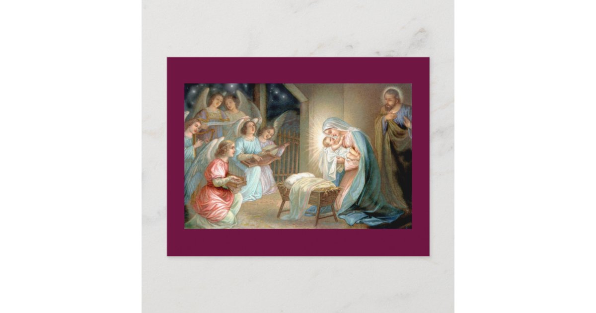 Nativity Postcard | Zazzle