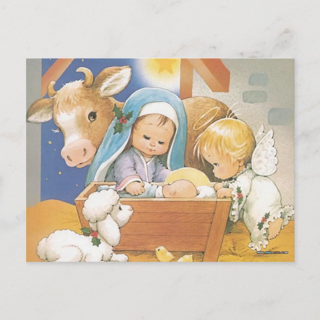Nativity Postcard | Zazzle